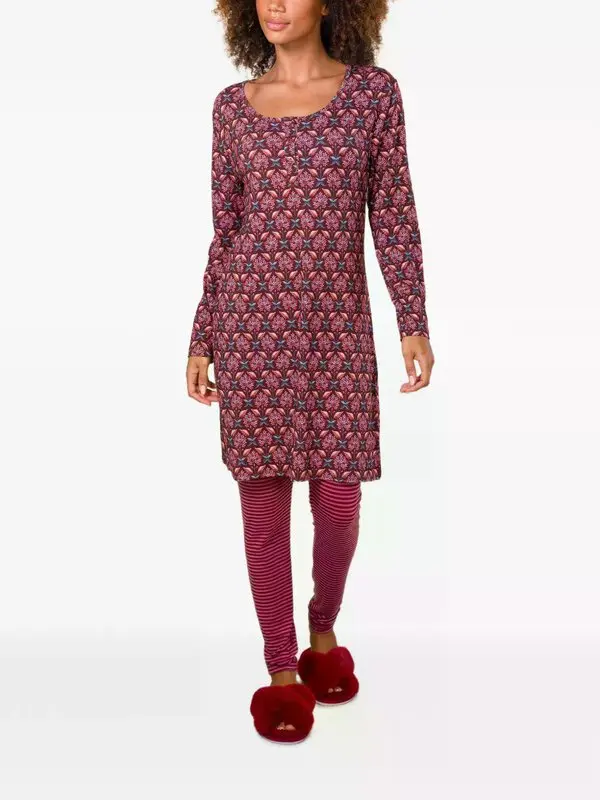 PIP STUDIO Desiree Long-sleeve Nightdress - Red