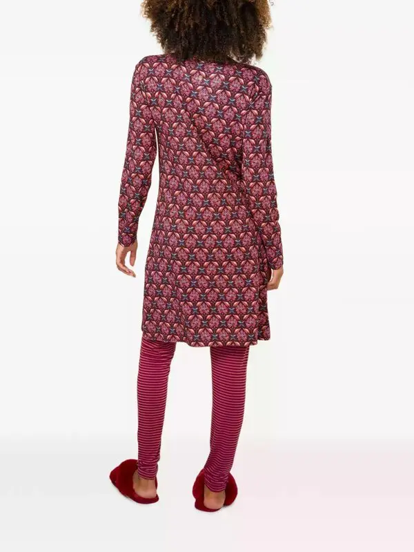 PIP STUDIO Desiree Long-sleeve Nightdress - Red