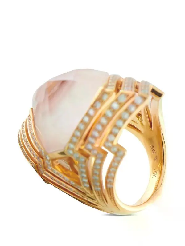 Stephen Webster Opal And Diamond -tone Ring
