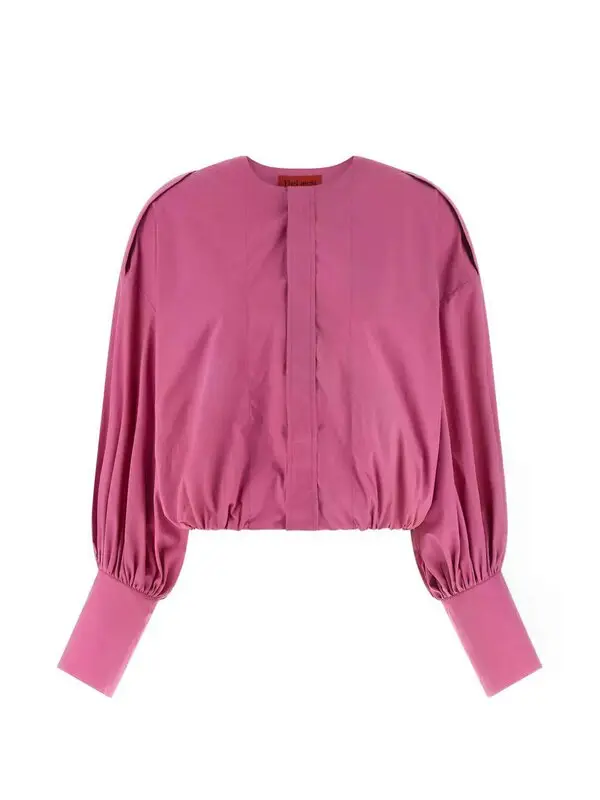 THELATEST Diana Puffed-sleeves Blouse - Pink