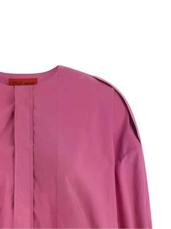THELATEST Diana Puffed-sleeves Blouse - Pink