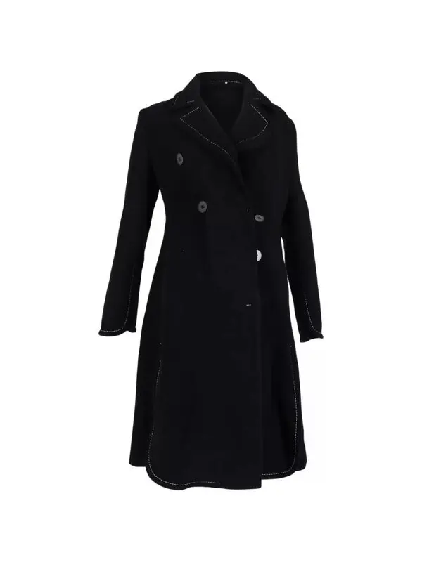 Max Mara Visible-stitch Double-breasted Coat