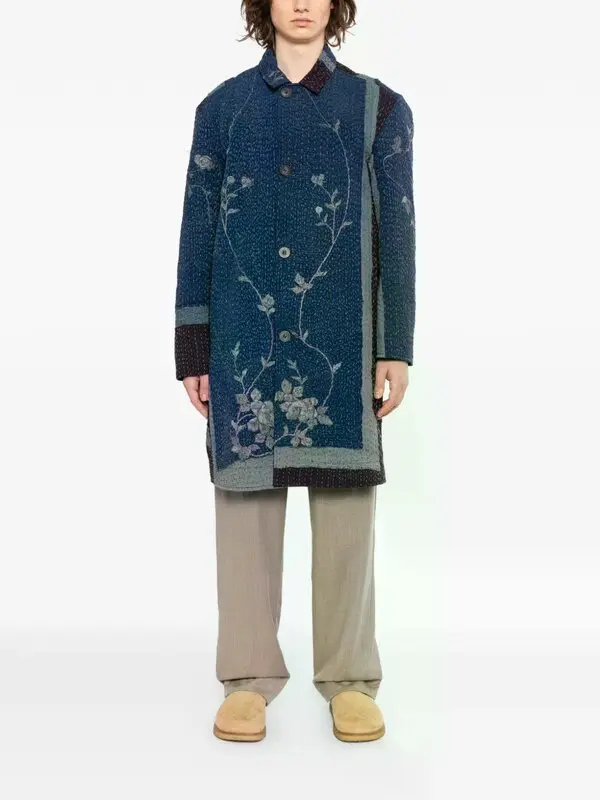 By Walid Silk Duster Coat