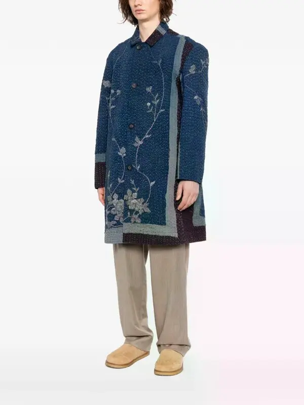 By Walid Silk Duster Coat