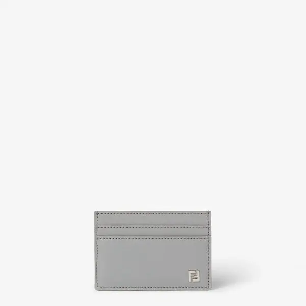 Fendi Ff Squared Card Holder - Grey