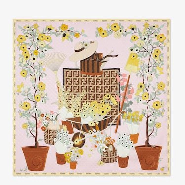Fendi Gardening Foulard - Multicolour