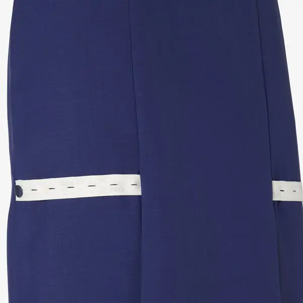 Fendi Straight-cut Midi Skirt With Slits