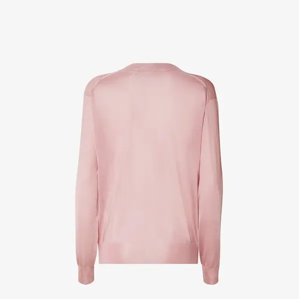 Fendi Long-sleeved V-neck Jumper