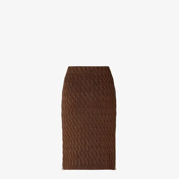 Fendi Straight-cut Midi Skirt
