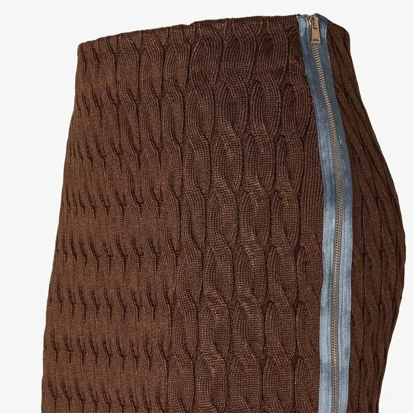 Fendi Straight-cut Midi Skirt