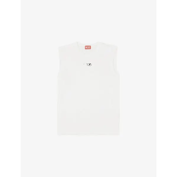 DIESEL Cotton-jersey Sleeveless Top - 141