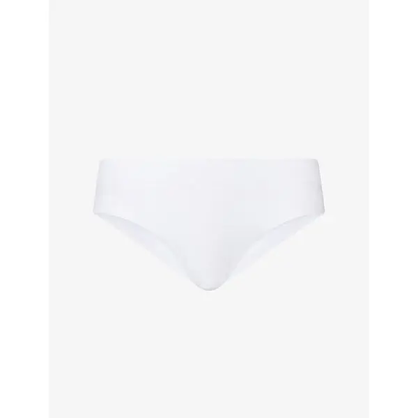 Hanro Invisible High-rise Stretch-cotton Briefs - White