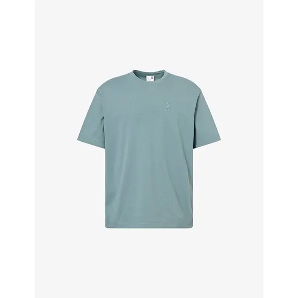 On Club Collective-t Crewneck Cott-jersey T-shirt