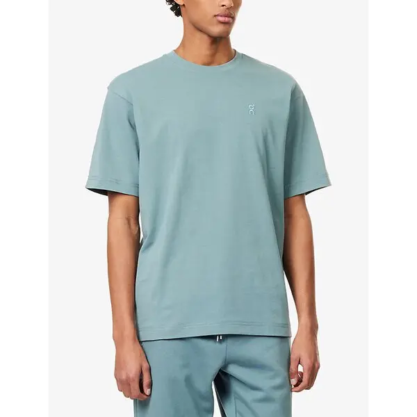 On Club Collective-t Crewneck Cott-jersey T-shirt