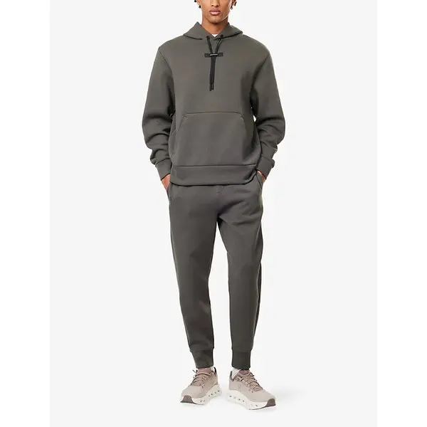 On Focus Tech Cott-jersey Jogging Bottoms - Shadow