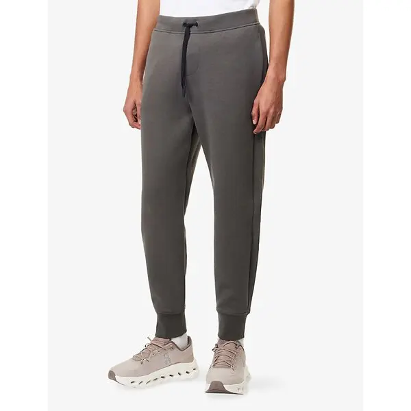 On Focus Tech Cott-jersey Jogging Bottoms - Shadow