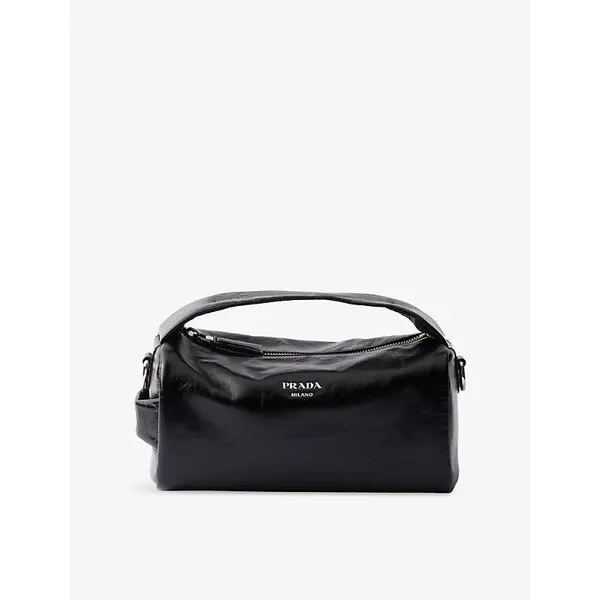 Prada Leather Shoulder Bag - Black