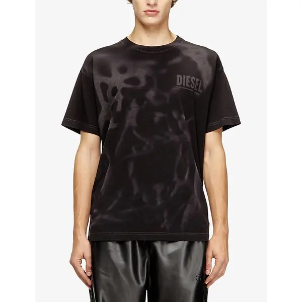 DIESEL® T-norm-v7 Laser-print Cotton-jersey T-shirt - 9xx