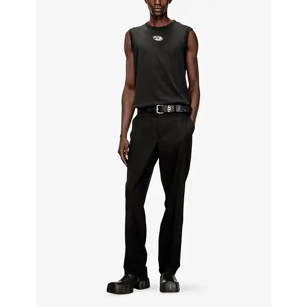 DIESEL® T-bisco-od Sleeveless Cotton-jersey Top - 900