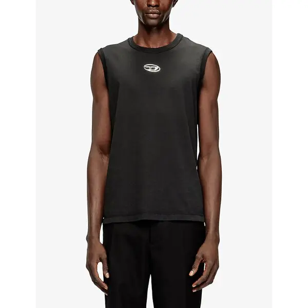 DIESEL® T-bisco-od Sleeveless Cotton-jersey Top - 900