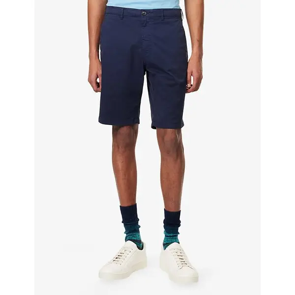 Paul Smith Regular-fit Stretch-cotton Shorts