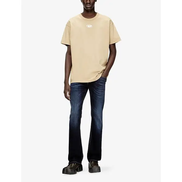 DIESEL® T-norm-iod Crewneck Cotton-jersey T-shirt - 7cs