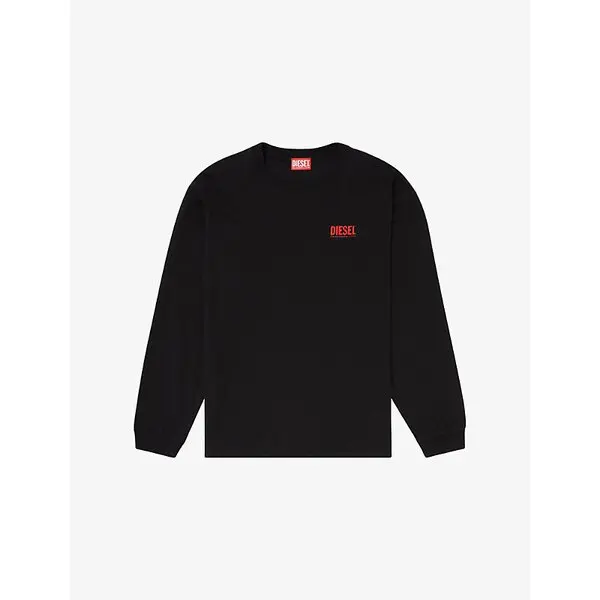 DIESEL® T-boxt-ls-bisk Long-sleeves Cotton-jersey T-shirt Xxl - 9xx