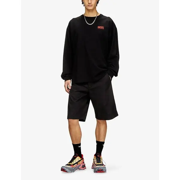 DIESEL® T-boxt-ls-bisk Long-sleeves Cotton-jersey T-shirt Xxl - 9xx