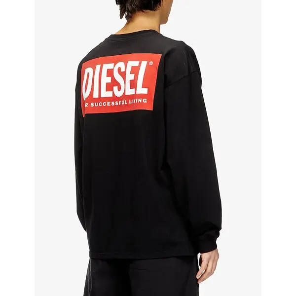 DIESEL® T-boxt-ls-bisk Long-sleeves Cotton-jersey T-shirt Xxl - 9xx
