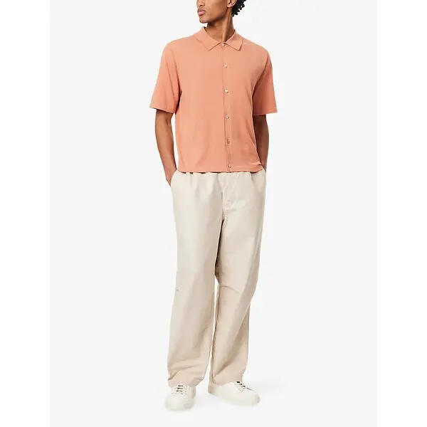 Paul Smith Check-print Short-sleeves Cotton-knit Shirt