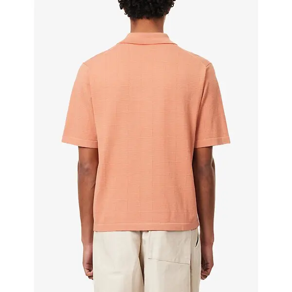 Paul Smith Check-print Short-sleeves Cotton-knit Shirt