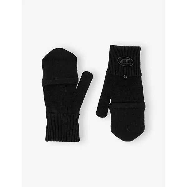 Diesel Wool-blend Half-finger Gloves - 9xx