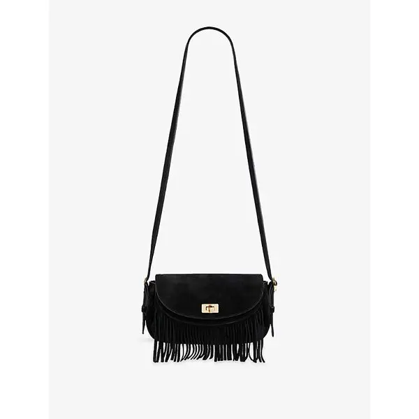Sandro Mini Mambo Suede Cross-body Bag