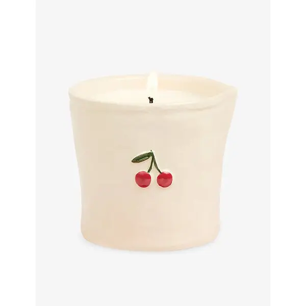 PADDYWAX Smoked Cherry Ceramic Scented Wax Candle 226g - One-color