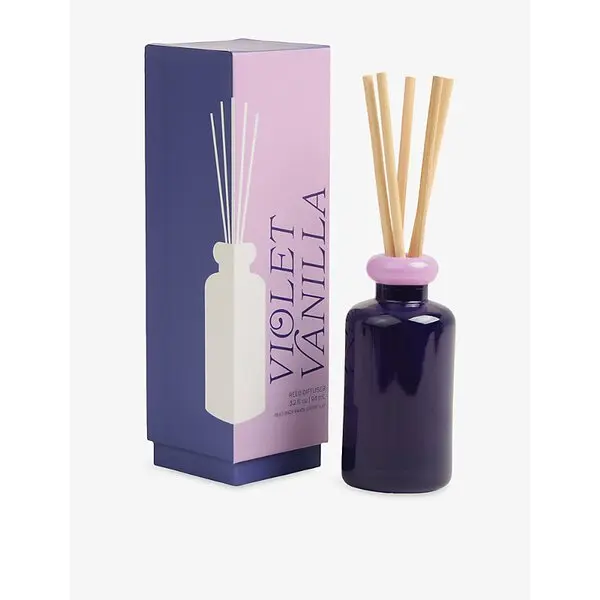 PADDYWAX Violet Vanilla Glass Scented Diffuser 94ml - One-color