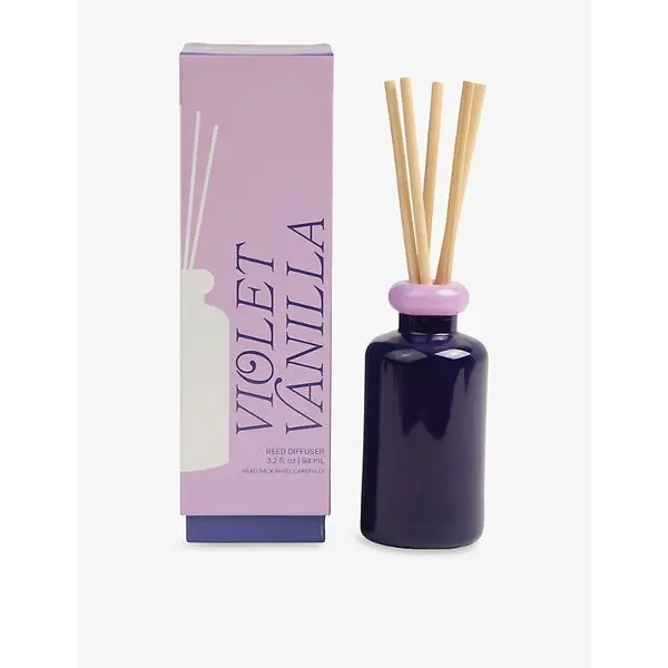 PADDYWAX Violet Vanilla Glass Scented Diffuser 94ml