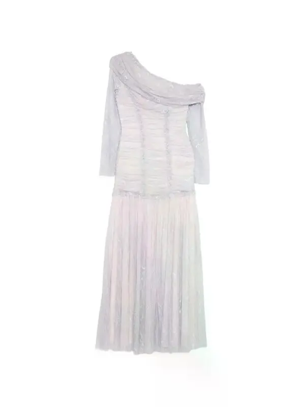 NEEDLE & THREAD Gigi Lace One-shoulder Dress