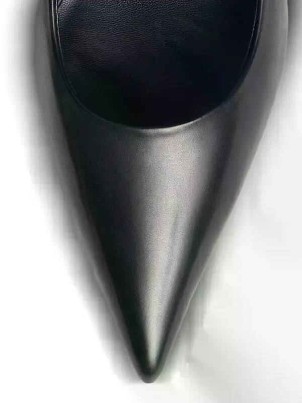 12 STOREEZ Pointed-toe Pumps - Black