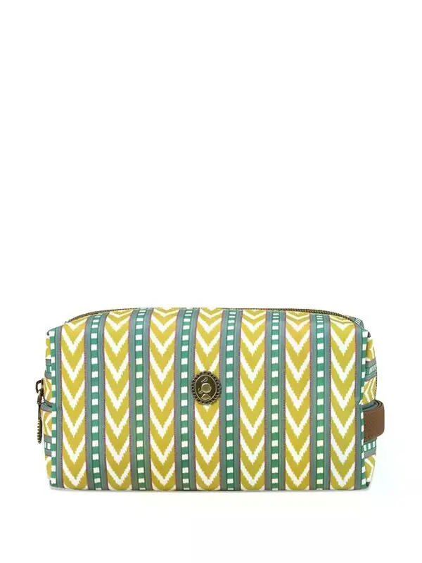 PIP STUDIO Chevron Striped Makeup Bag - Yellow