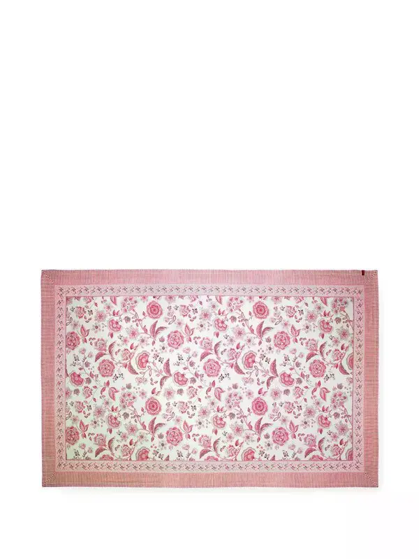 PIP STUDIO Floral-print Table Cloth - Red