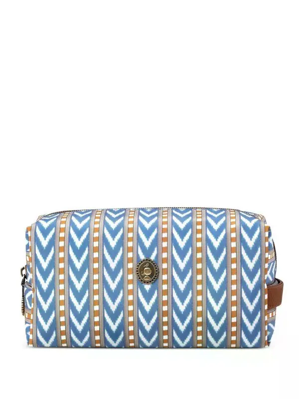 PIP STUDIO Patterned Makeup Bag - Blue