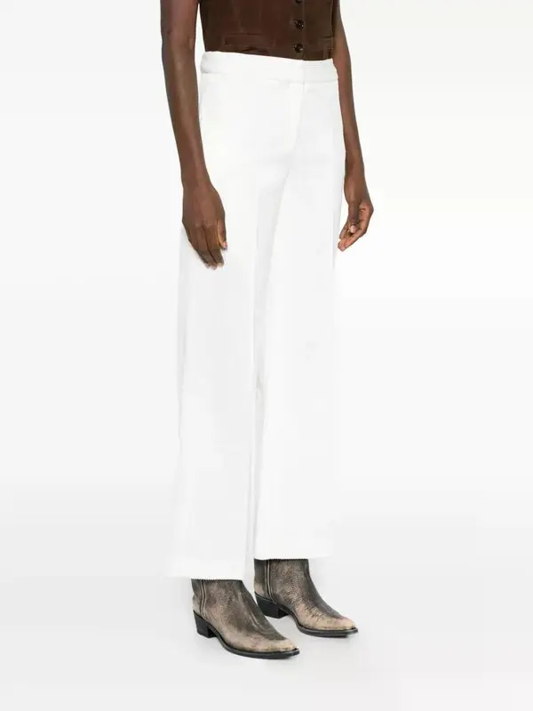 VIA MASINI 80 Ribbed Wide Leg Trousers