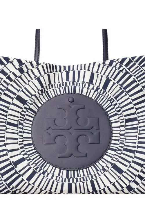 Tory Burch Ella Print Tote - Navy Circle