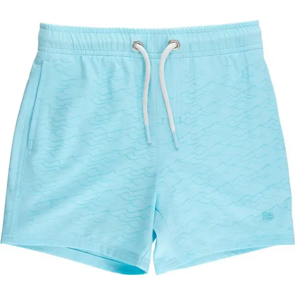 RUGGEDBUTTS Color Changing Performance Hybrid Swim Trunks - Blue Breeze Bay