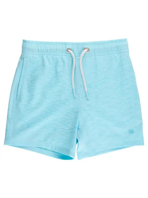 RUGGEDBUTTS Color Changing Performance Hybrid Swim Trunks - Blue Breeze Bay