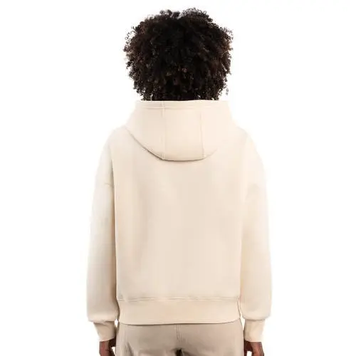 STARTER Buffalo Bills Rhinestone Relaxed Hoodie - Cream