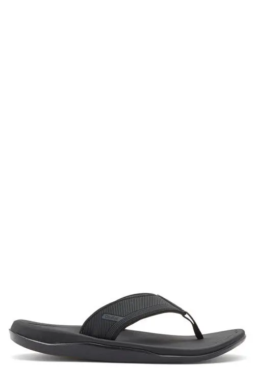 Olukai Ahi Kai Flip Flop - Black/black