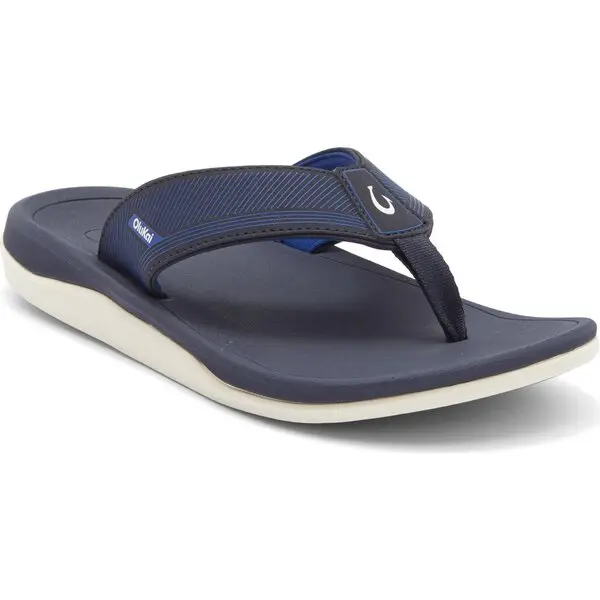 Olukai Ahi Kai Flip Flop - Trench Blue/trench Blue