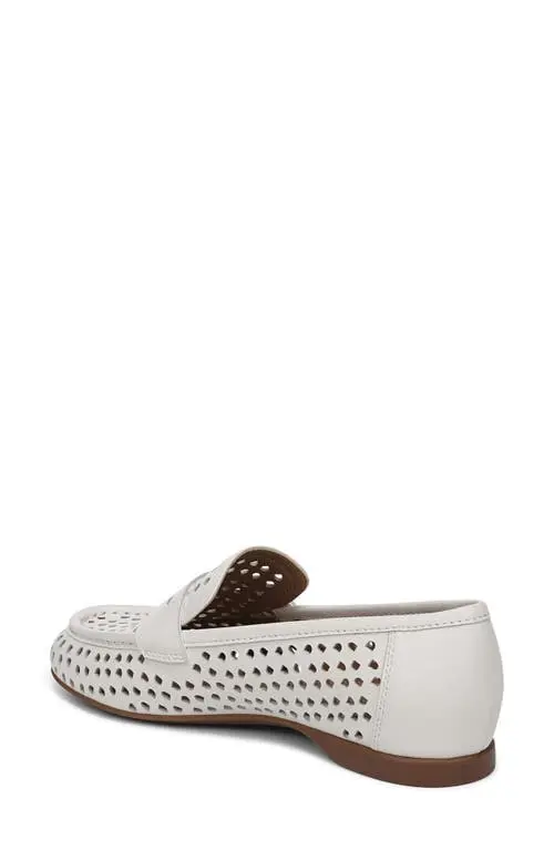 Naturalizer Bloom Perforated Penny Loafer - Warm White