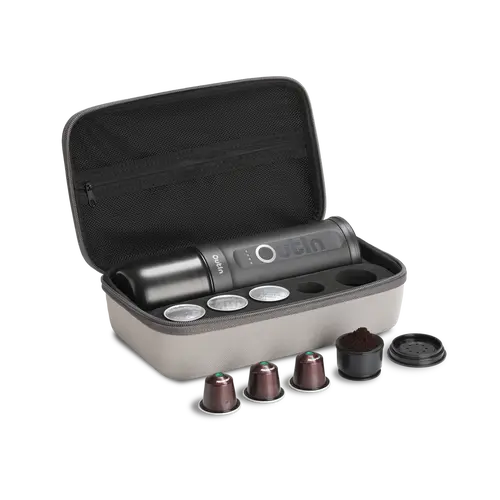OUTIN Nano Portable Electric Espresso Machine Travel Kit - Space Grey